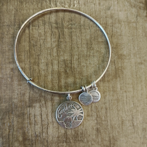 Alex and Ani | Jewelry | Alex And Ani Caribbean Silver Bangle Bracelet ...